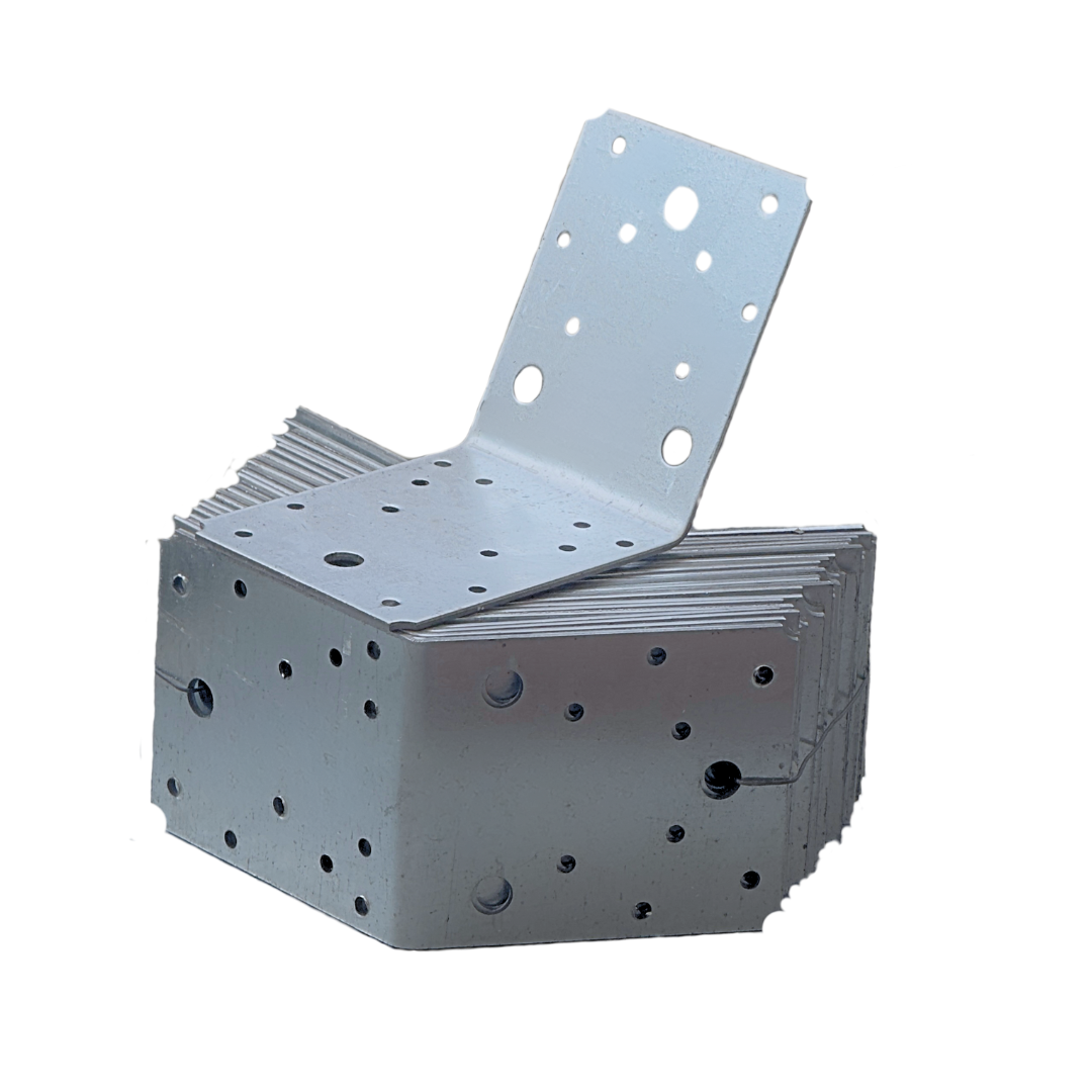 Set 10 coltar perforat pentru lemn Vinclu, Montana, 135 grade, zincat,